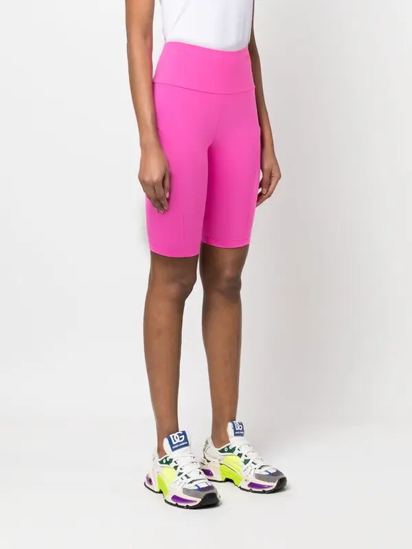 MSGM High-waist Stretch Shorts