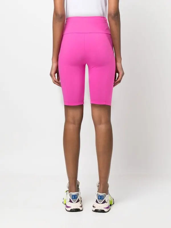 MSGM High-waist Stretch Shorts