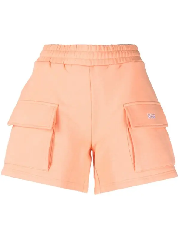 MSGM Jersey-knit Mini Shorts