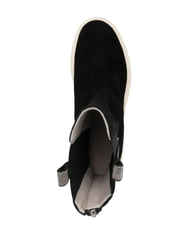 Fabiana Filippi Suede Chelsea Boots - Black