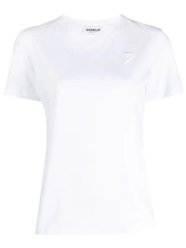 DONDUP Logo-embroidered T-shirt - White