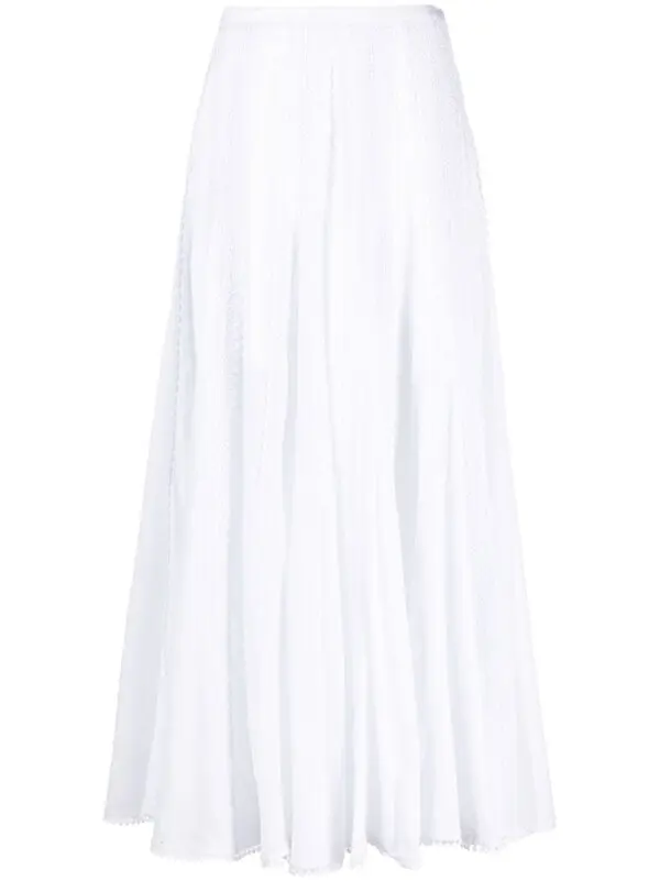 Charo Ruiz Ibiza Norma Fluted Maxi Skirt