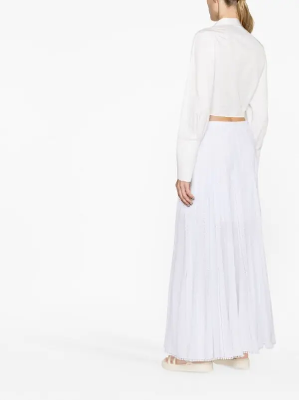 Charo Ruiz Ibiza Norma Fluted Maxi Skirt