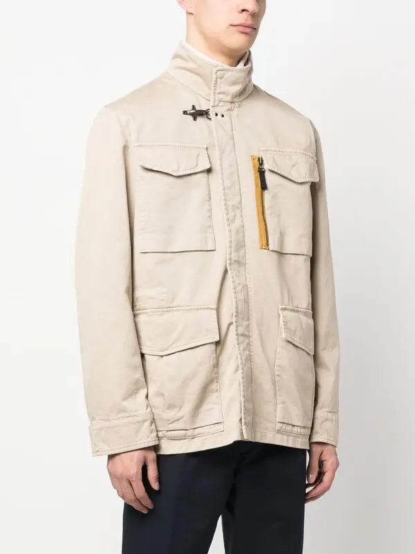 FAY Multiple-pocket Field Jacket - Neutrals