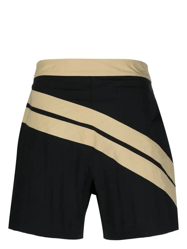 Palm Angels Diagonal-stripe Swim Shorts