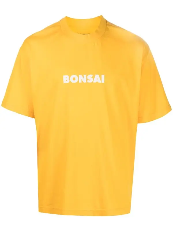 BONSAI Logo-print T-shirt - Orange