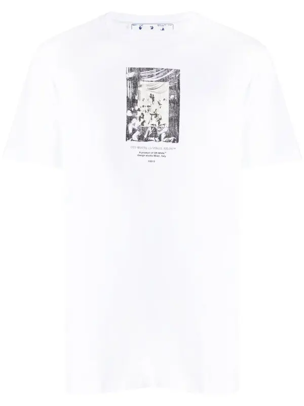 Off-White Graphic-print Cotton T-shirt