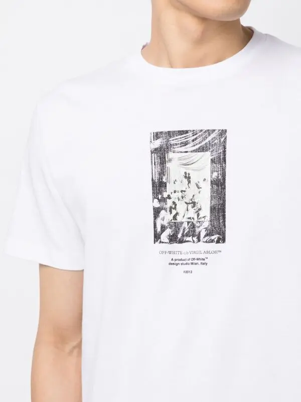 Off-White Graphic-print Cotton T-shirt