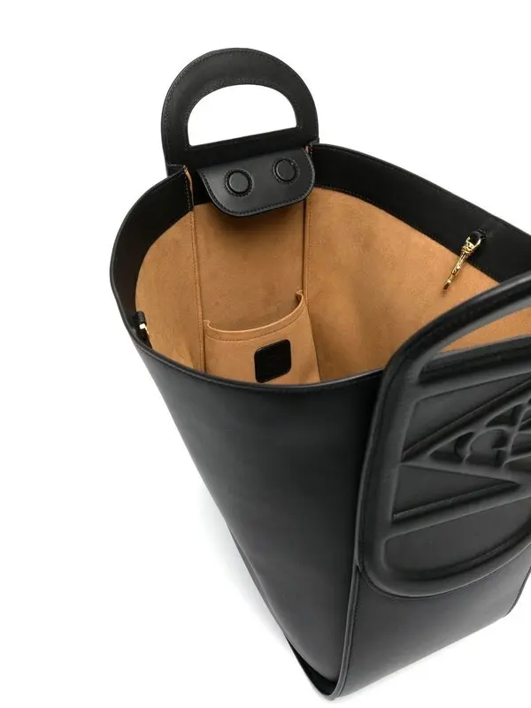 Mcm Large Travia Leather Tote Bag