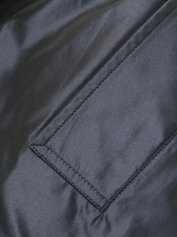 Herno Techno Taffeta Parka Coat - Blue