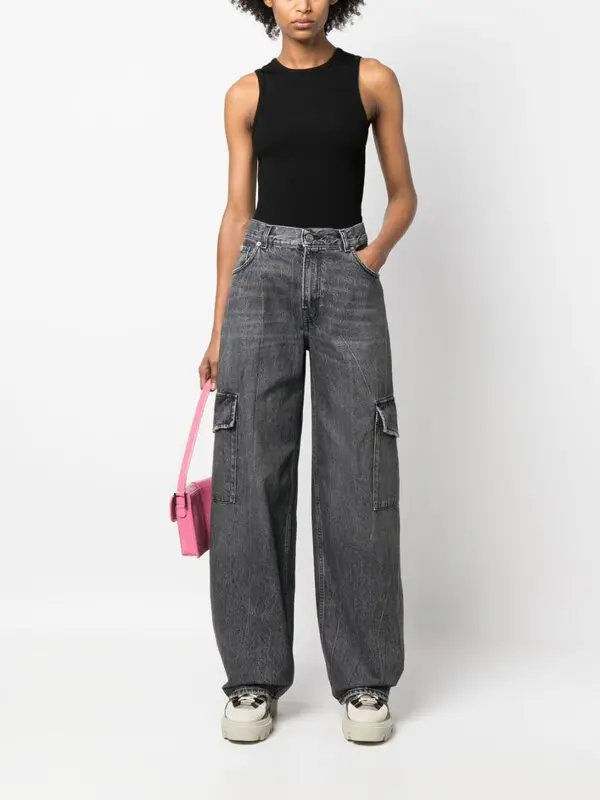 HAIKURE Bethany Marble Cargo Trousers