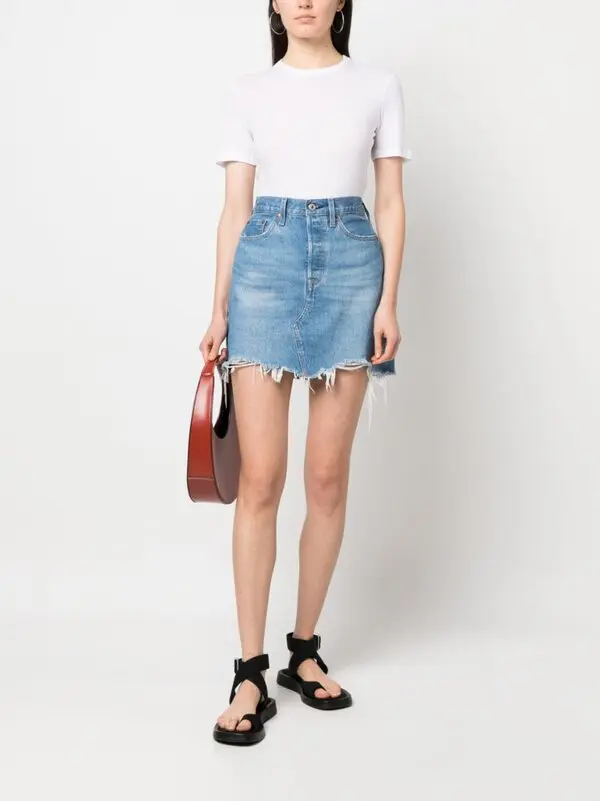 SEMICOUTURE Lettuce-hem T-shirt