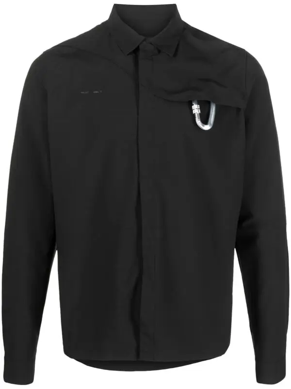 HELIOT EMIL Carabiner-detail Plain Shirt