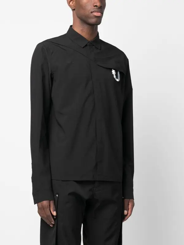 HELIOT EMIL Carabiner-detail Plain Shirt