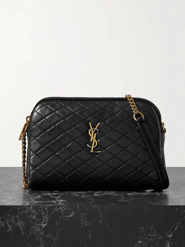 Saint Laurent Gaby Medium Shoulder Bag - Black