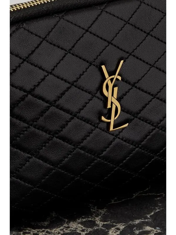 Saint Laurent Gaby Medium Shoulder Bag - Black