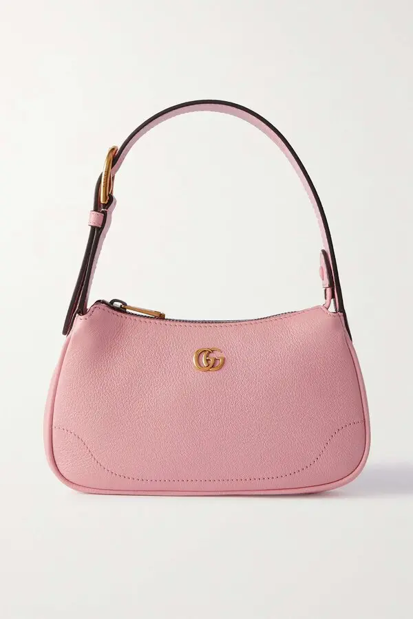 Gucci Aphrodite Embellished Textured-leather Shoulder Bag | Lt
