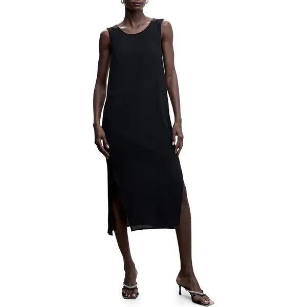 Mango Tank Dress With Scoop Neck