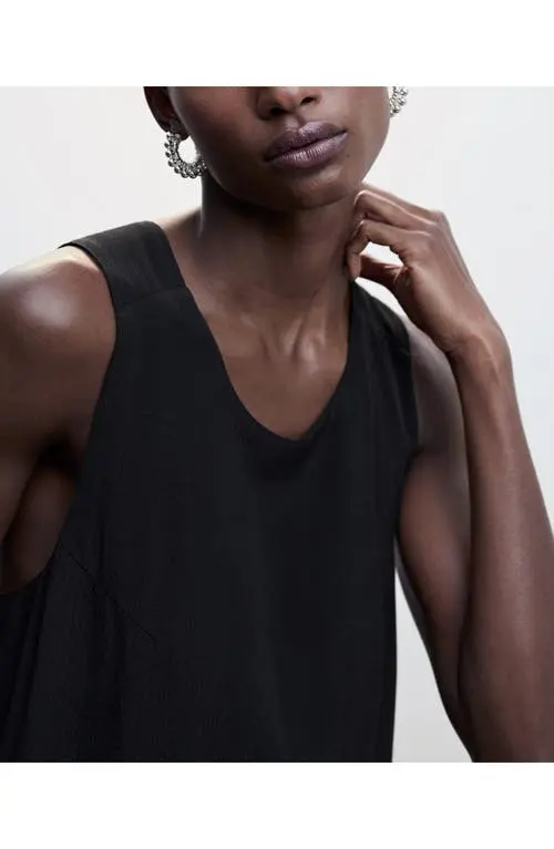 Mango Tank Dress With Scoop Neck