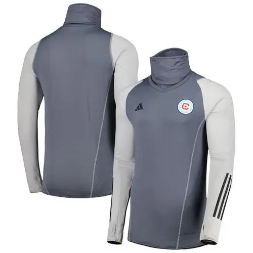 Adidas Chicago Fire Warm Raglan Cold.rdy Top - Gray