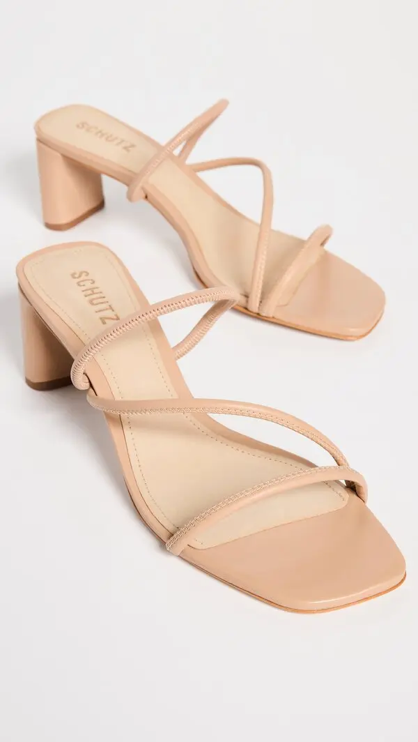 Schutz Chessie Mid Heel Sandals