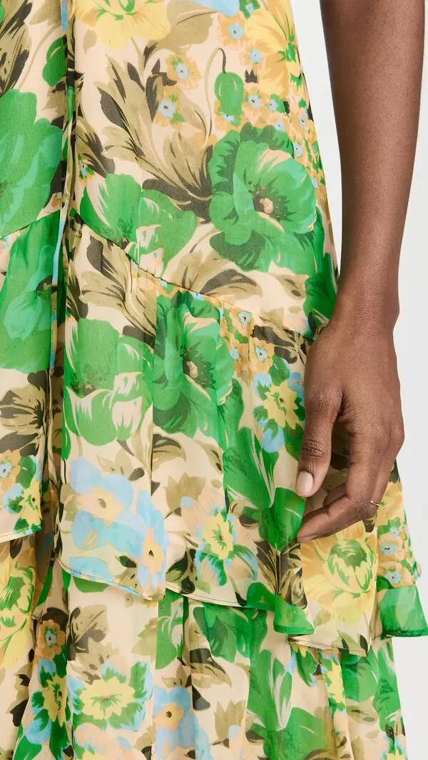 chinese dress ladies Aneira Tiered Maxi Dress – Klutch