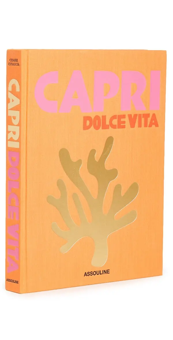 Assouline Capri Dolce Vita Book - Orange