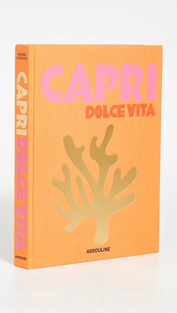 Assouline Capri Dolce Vita Book - Orange