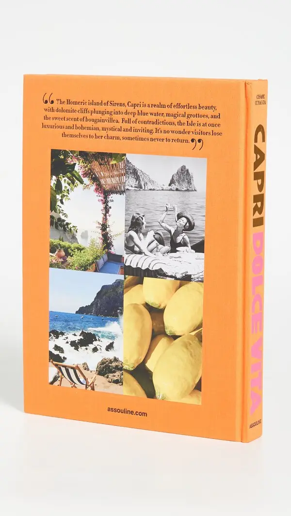 Assouline Capri Dolce Vita Book - Orange