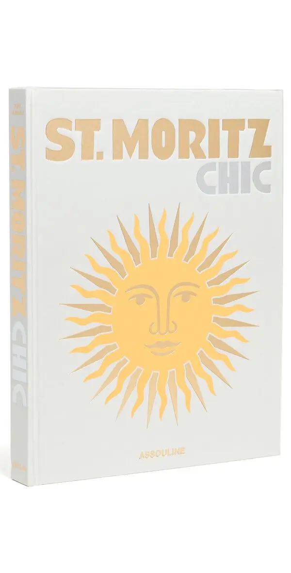 Assouline St. Moritz Chic Book - Beige