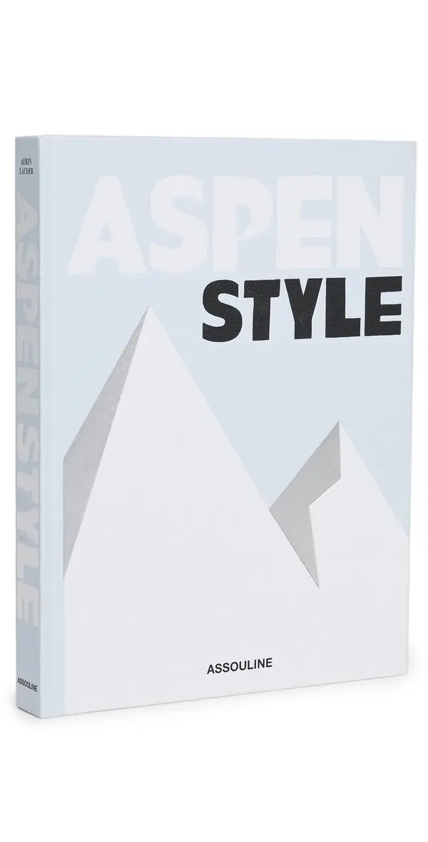 Assouline Aspen Style Book - Light Blue