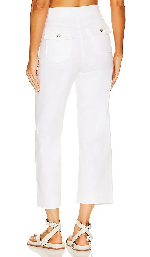 Spanx Stretch Twill Cropped Wide Leg Pant