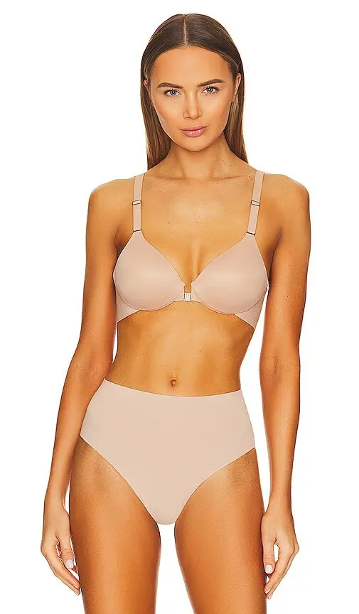 Spanx Spanxsmoothâ¢ Bra-llelujah!â® Adjustable Full Coverage Bra In Beige - Toasted Oatmeal
