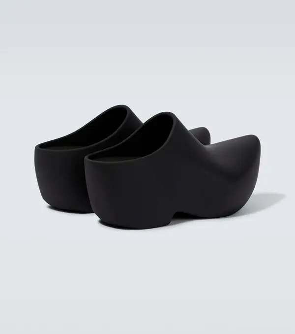 Balenciaga Technoclog Mules In Black - 30% Off | Editorialist