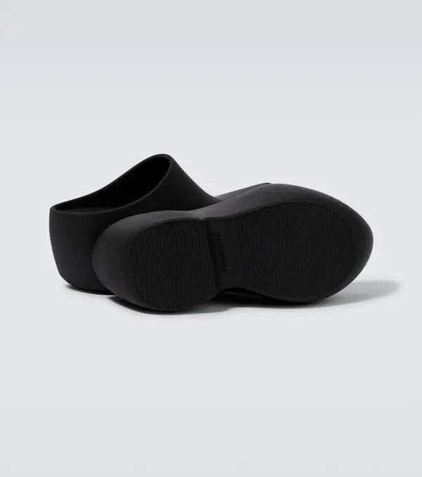 Balenciaga Technoclog Mules In Black - 30% Off | Editorialist