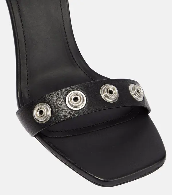 Rick Owens Leather Ankle Strap Sandals