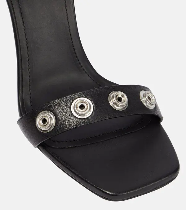 Rick Owens Snaps Leather Sandals