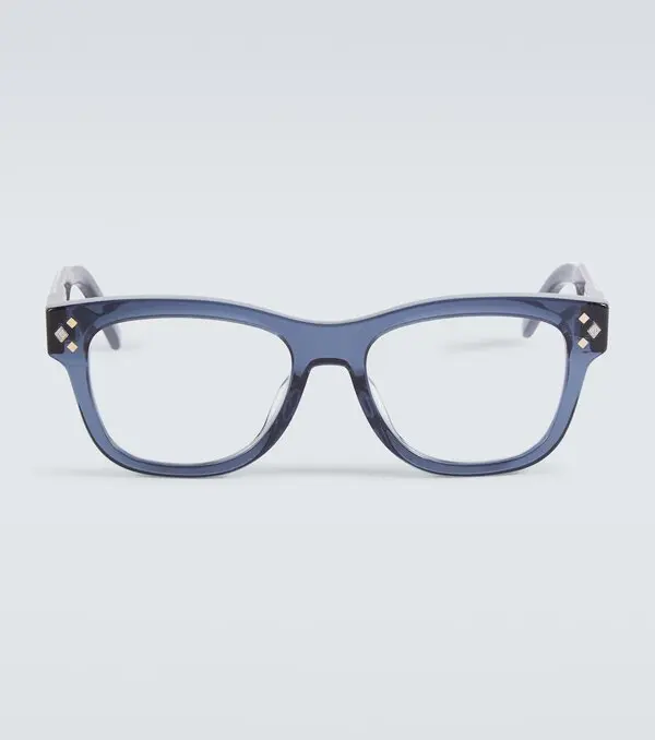 Dior Cd Diamondo S1i Rectangular Glasses - Blue