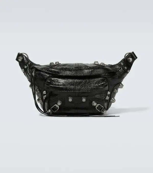 Balenciaga Le Cagole Leather Belt Bag - Black
