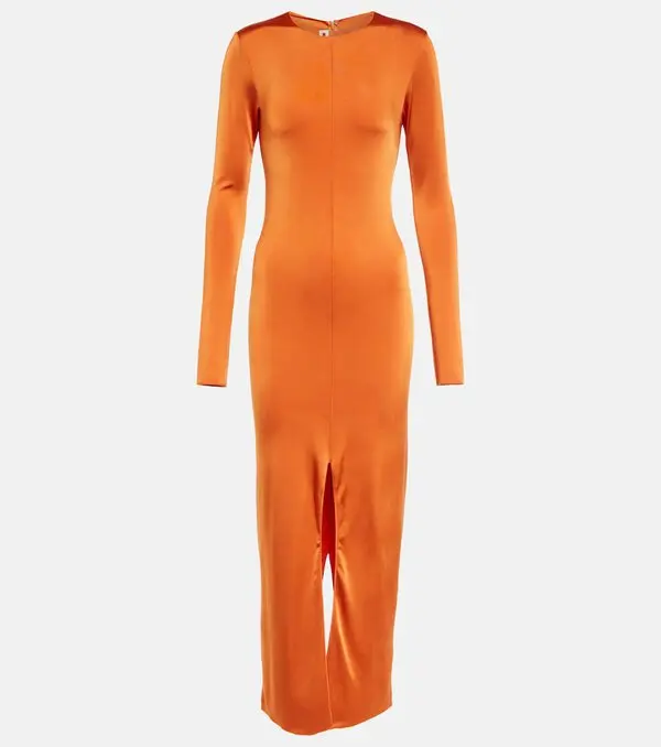Marni Jersey Midi Dress - Orange
