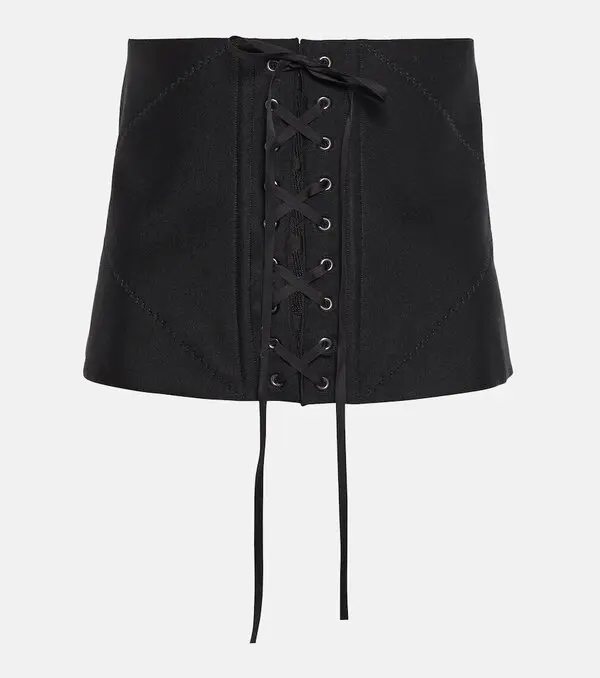 Alaïa Corset Belt - Black