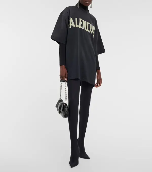Balenciaga Logo T-shirt - Black