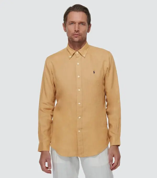 Polo Ralph Lauren Linen Oxford Shirt - Beige