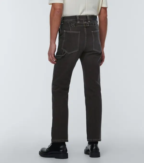 WINNIE N.Y.C Straight Leg Jeans - Black