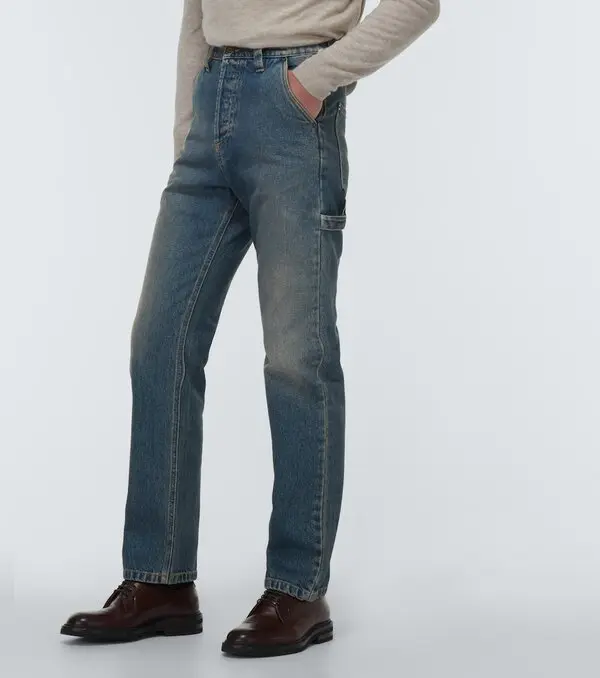 WINNIE N.Y.C Straight Leg Jeans - Blue