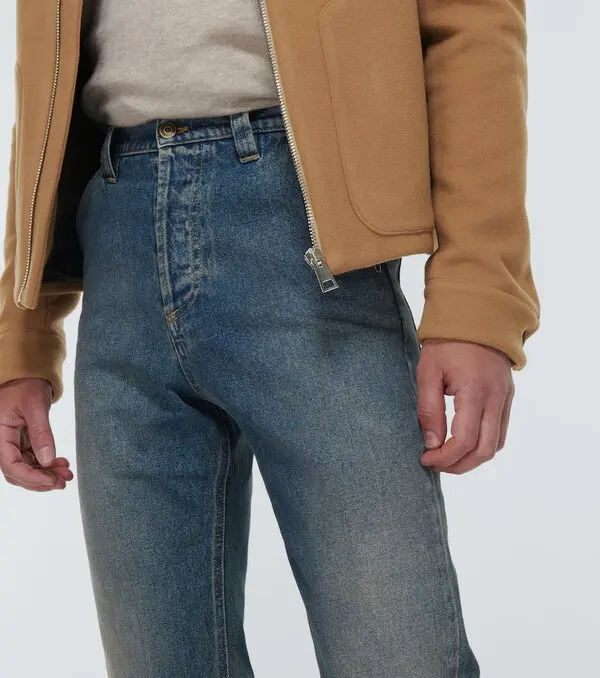 WINNIE N.Y.C Straight Leg Jeans - Blue