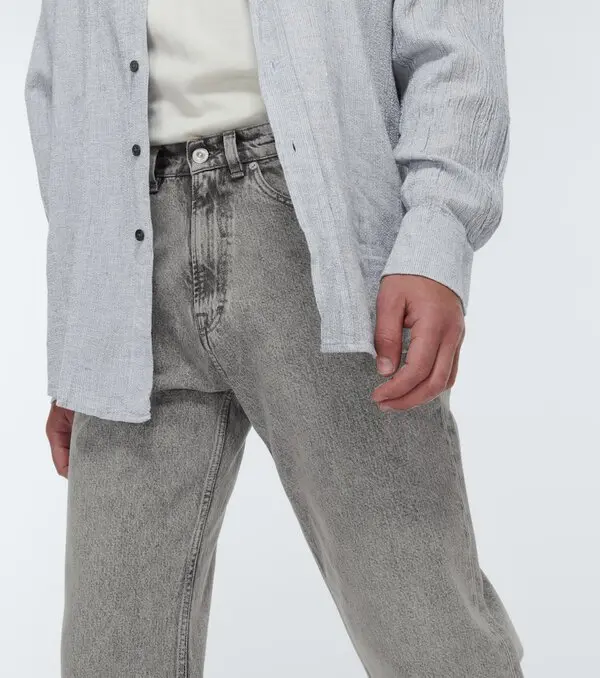 Our Legacy Third Cut Wide-leg Jeans - Grey