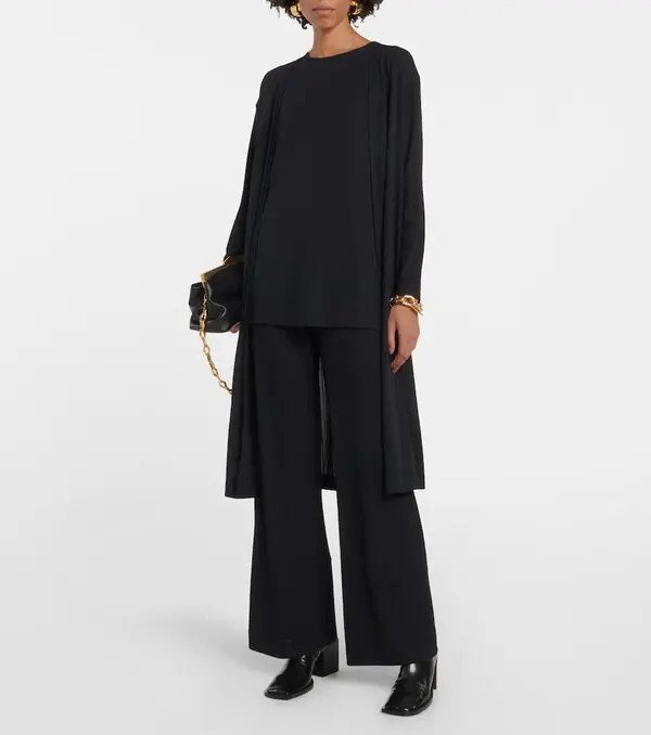 Max Mara Po Leisure Long Jersey Cardigan