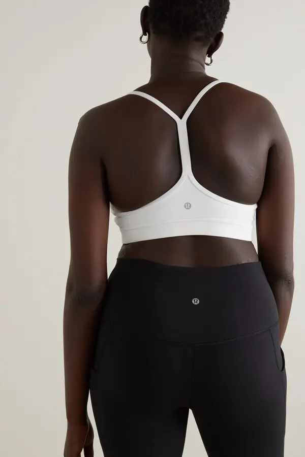 Lululemon Flow Y Nulu Sports Bra - White