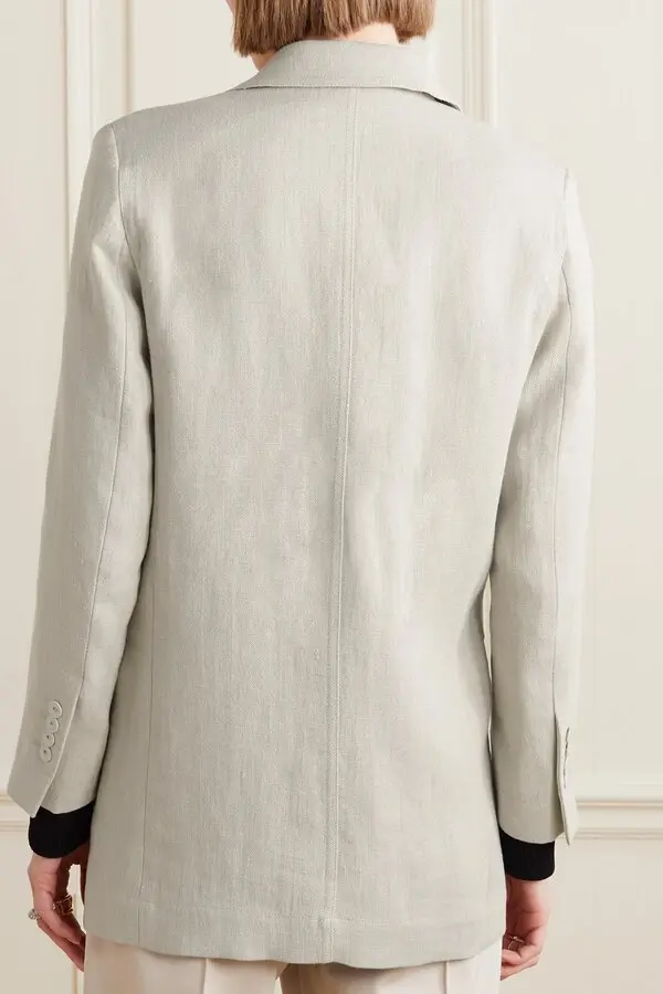 Max Mara Adelchi Linen Blazer - Neutrals